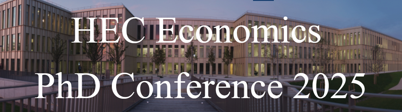 HEC Economics PhD Conference 2025 | HEC Paris